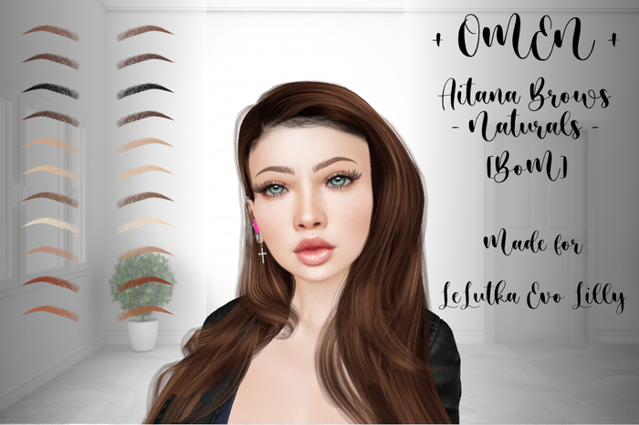 Second Life Marketplace - [ + OMEN + ] AITANA BROWS / NATURALS ...